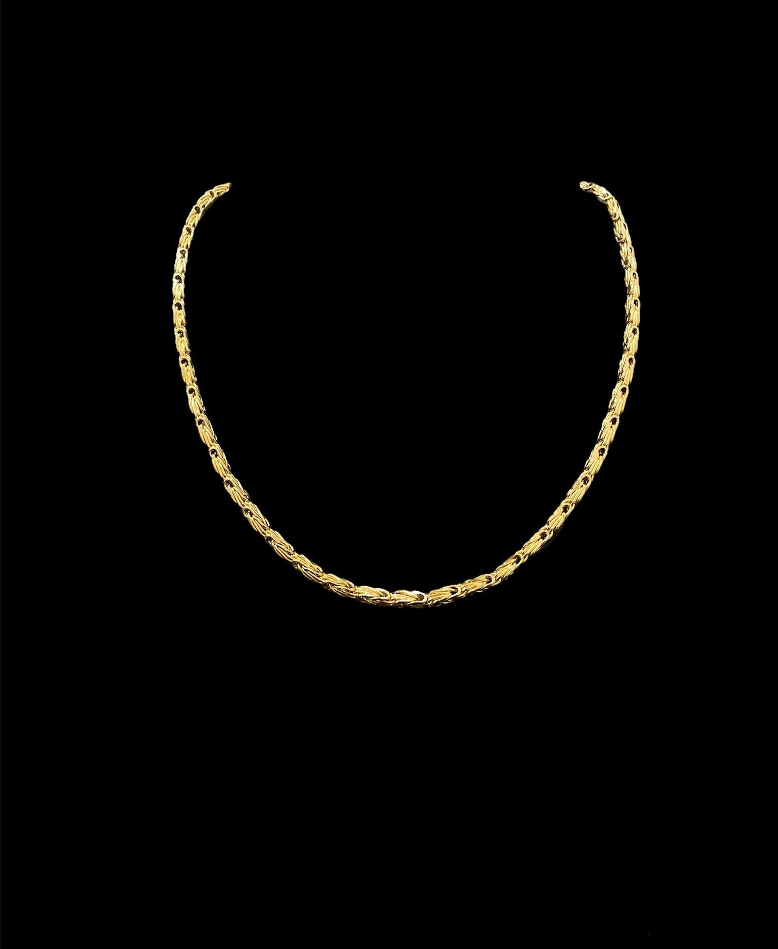 Collier Maille Royal Carré Lisse 45 cm 3 mm – AGR Bijoux