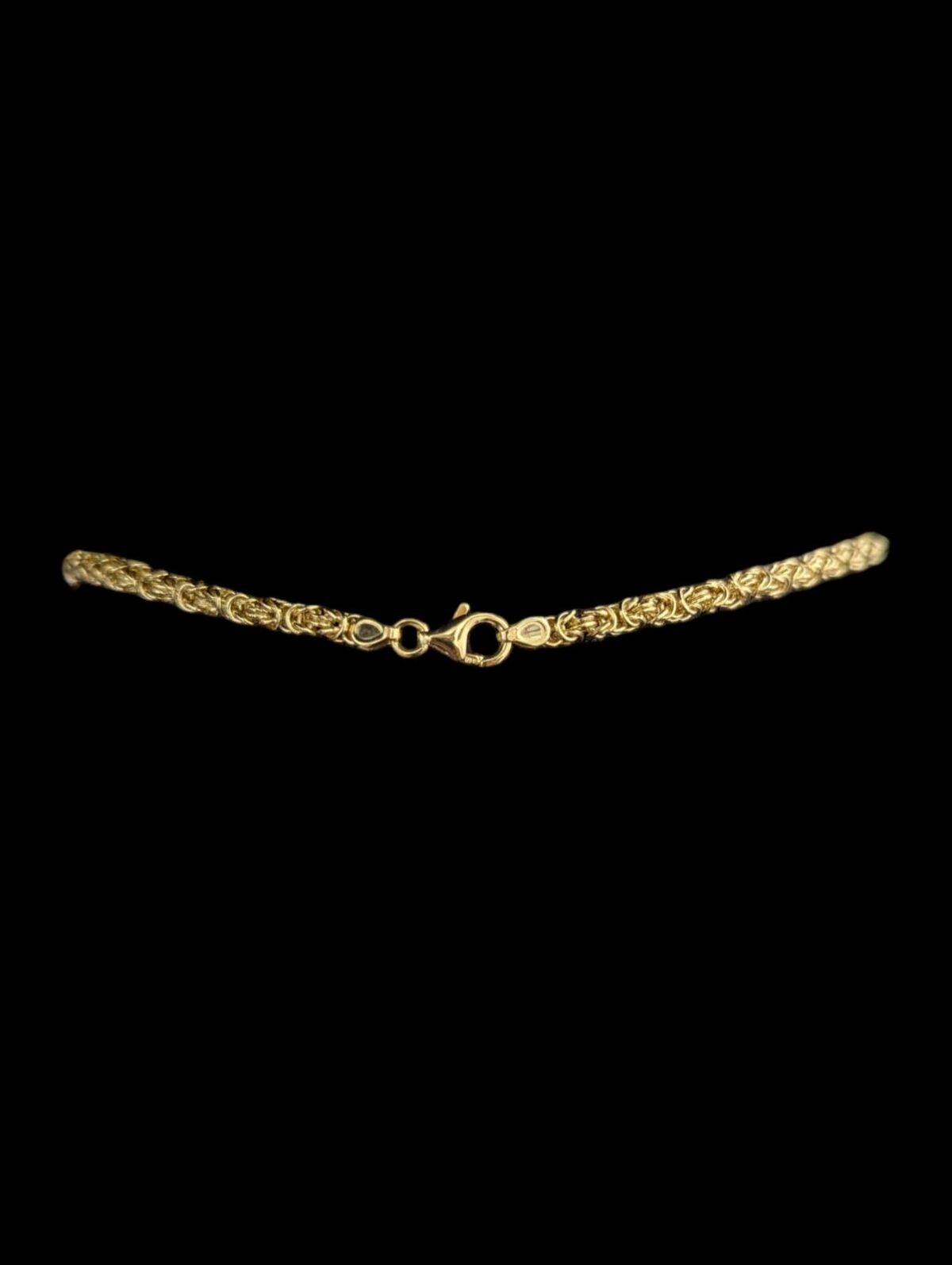 Collier Royal Rond Lisse/Sablé en Chute - AGR Bijoux